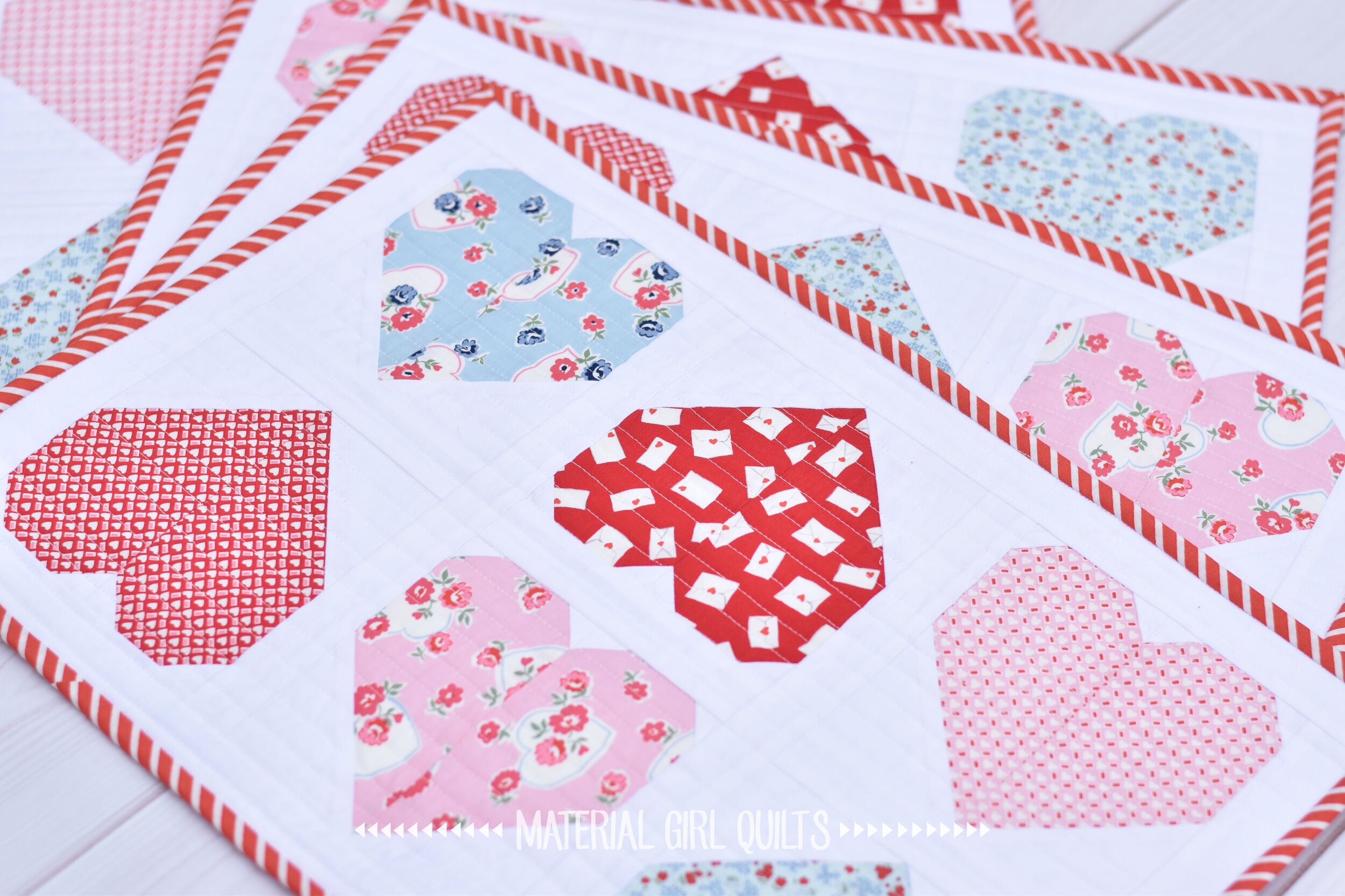 15 Beautiful and Easy Heart Quilt Patterns! : Sewing Insight